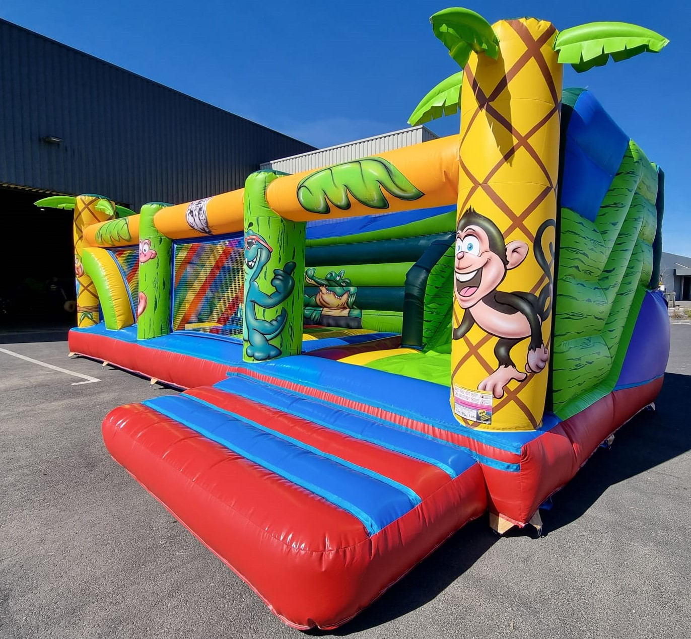 aire de jeux gonflable jungle Gonflables asg34- vente fabrication ...