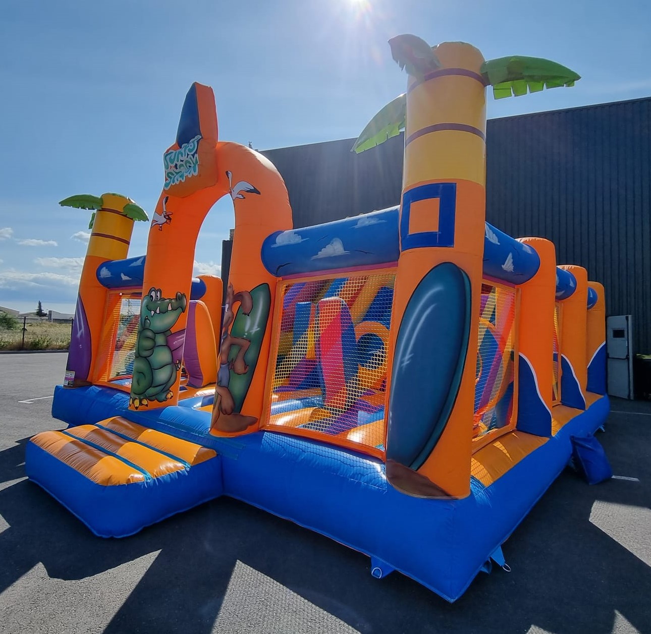 aire de jeux gonflable maxi surf mer Gonflables asg34- vente ...